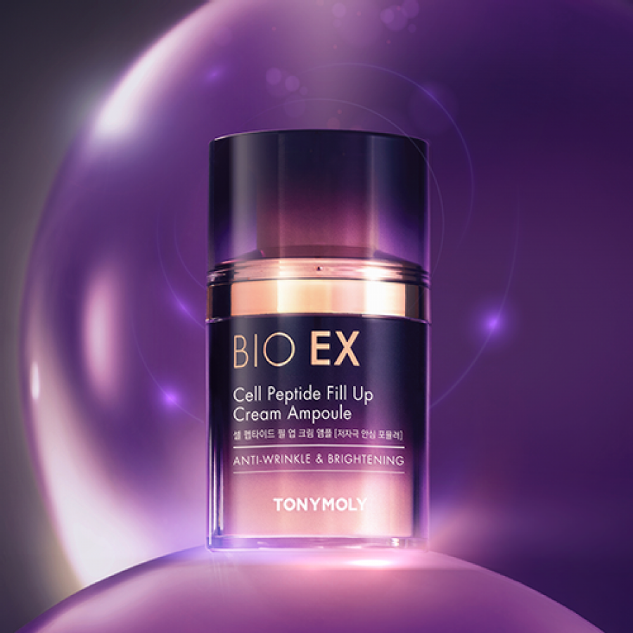 抗皺精華 |BIO EX胜肽活膚修復乳霜安瓶 |打造水光肌| TONYMOLY